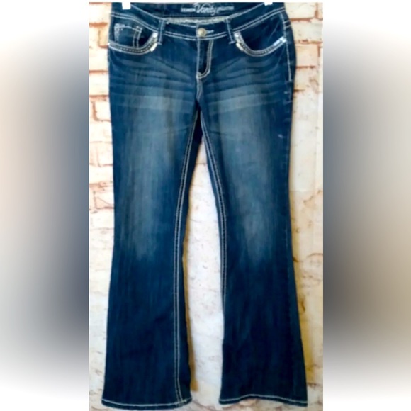 Vanity | Jeans | Vanity Premium Jeans Bootcut Thick Stitch Distressed ...